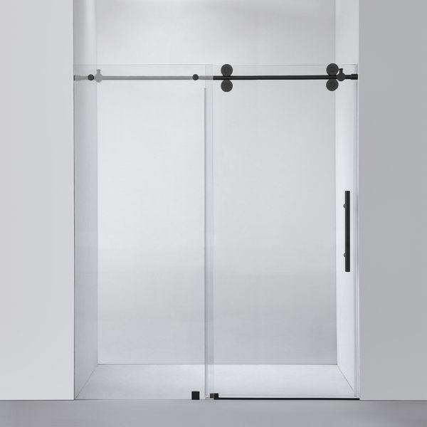 Vinnova 64-68” W x 78” H Sliding Frameless Shower Door & Reviews | Wayfair